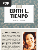 Edith Tiempo | PDF | Writing | The Arts