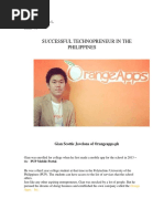 Orlando Vea: Pioneer in Tech Entrepreneurship | PDF | Service Industries