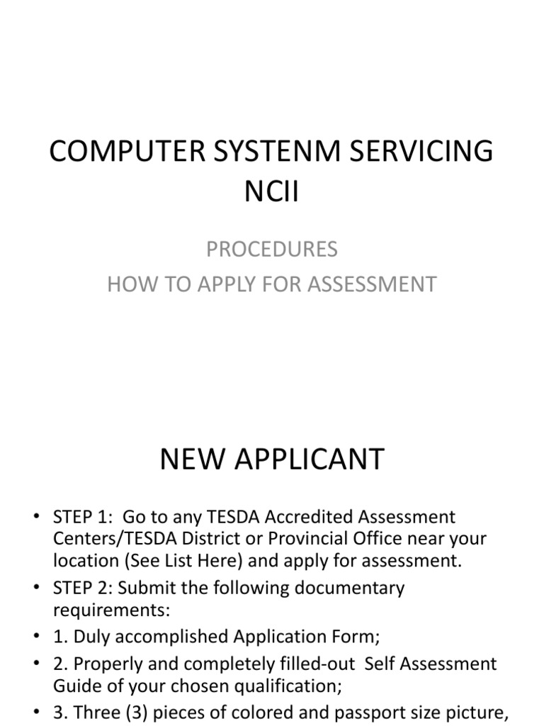Guidelines in Nc2 Assessment | Download Free PDF | Identity Document ...