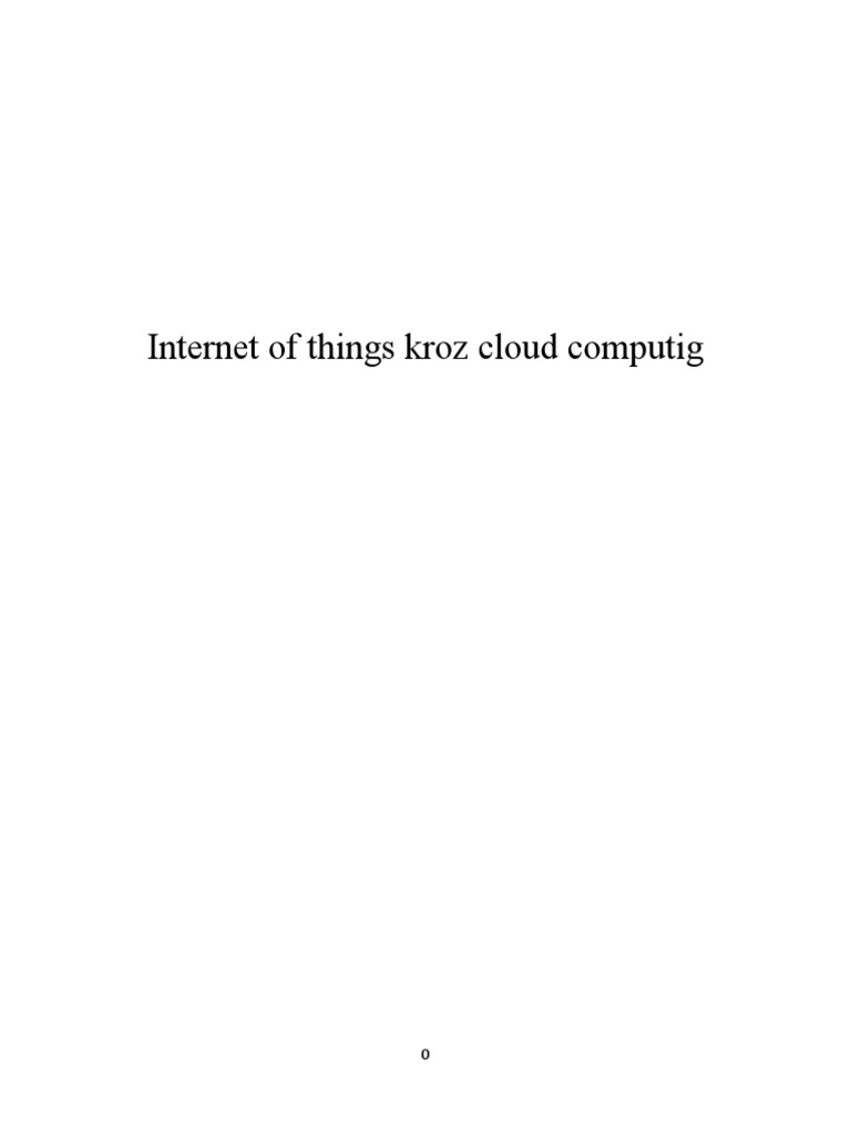 Internet of Things | PDF