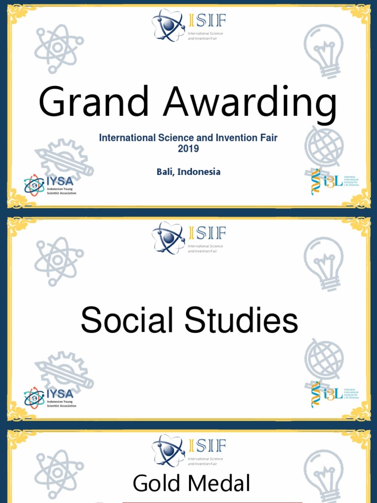 Awarding Isif 2019 | PDF | Nature