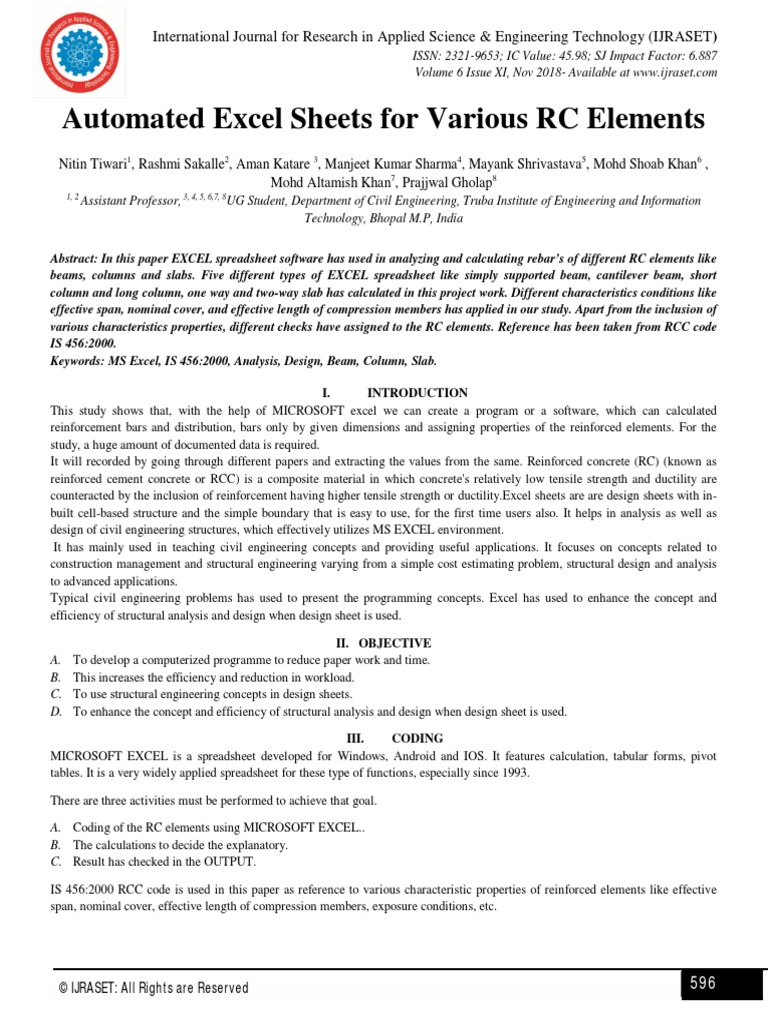 Excel Detail Design | PDF | Microsoft Excel | Spreadsheet
