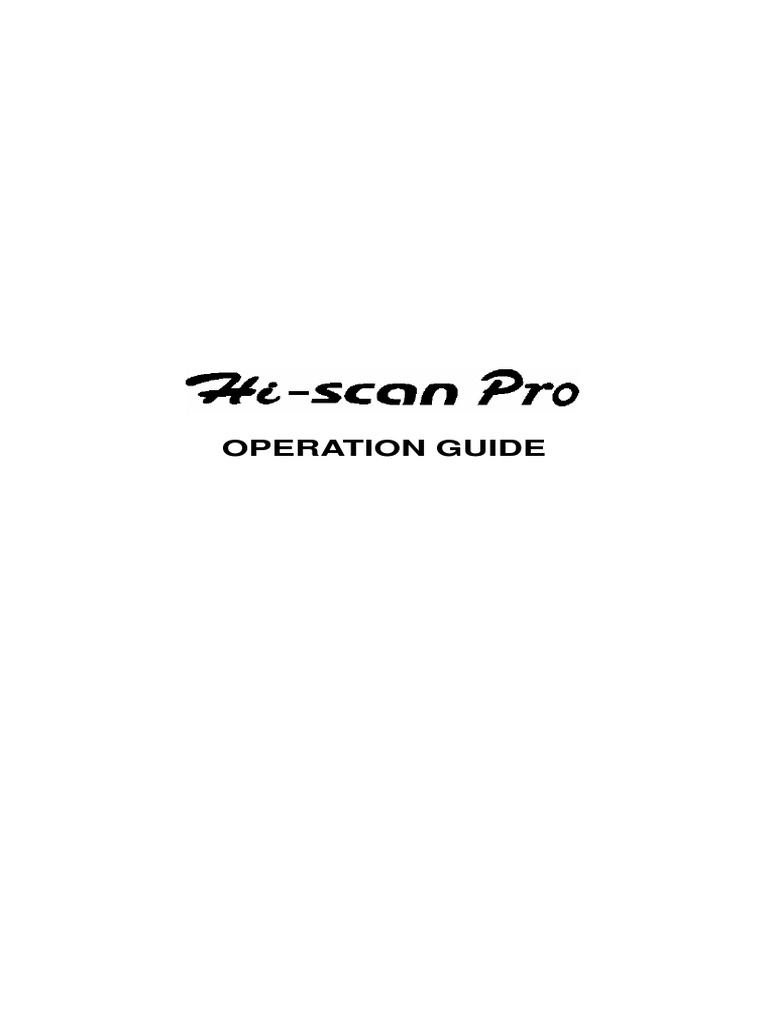 Carman Scan One-Operation Manual | PDF | Ignition System | Power Supply