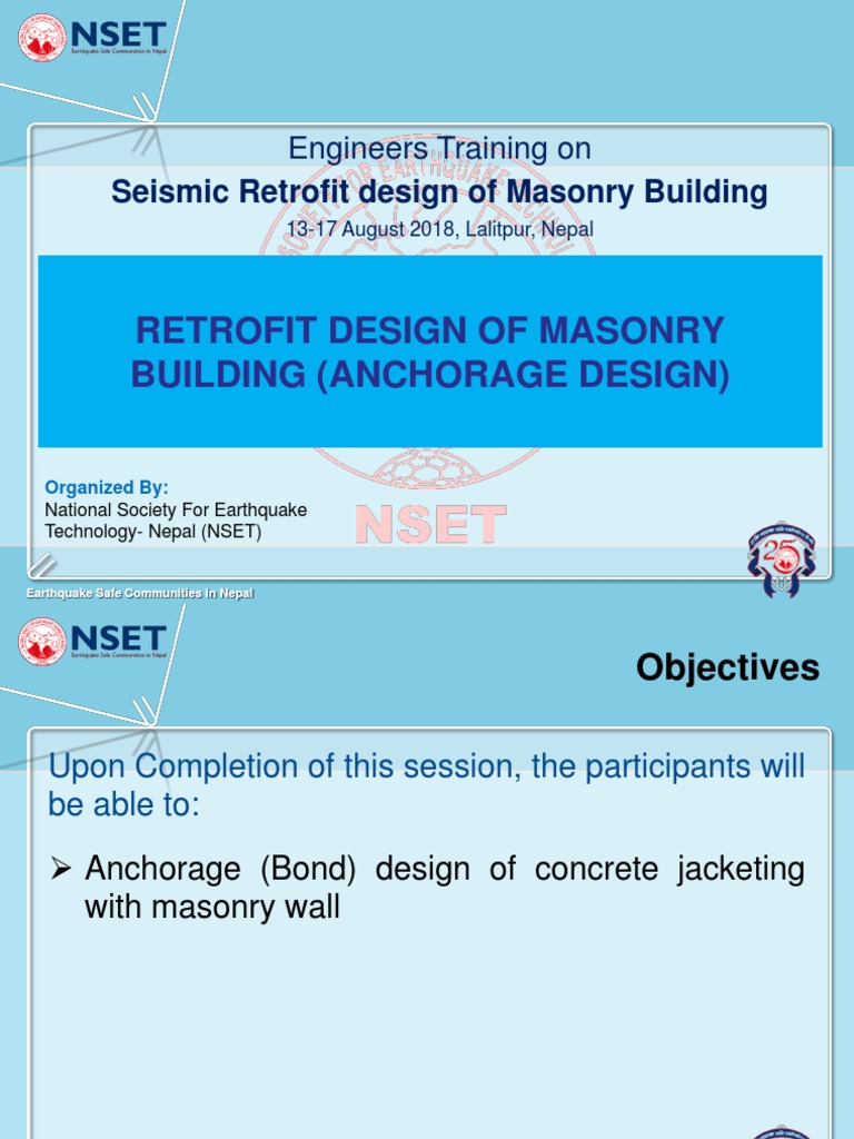 S9-6 Anchorage Design | Download Free PDF | Masonry | Concrete
