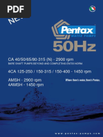 Pump HM100 C5 Performance Curve: 300 300 Full Closed 5 30 Metal Metal ...