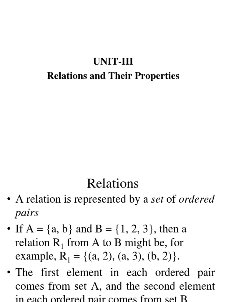 UNIT-3 Set - Theory | PDF | Mathematical Logic | Algebra