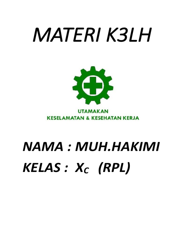 Materi K3LH | PDF