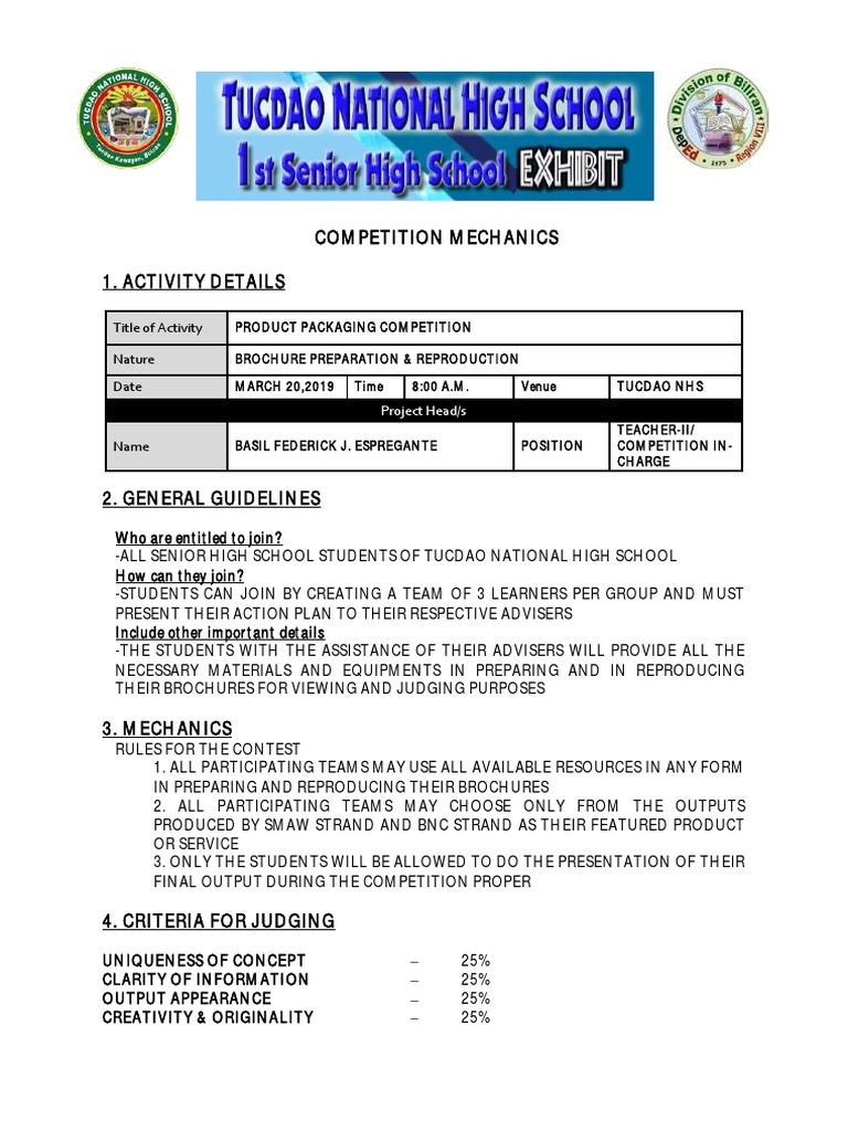 Contest Mechanics Template | PDF | Business | Science & Mathematics