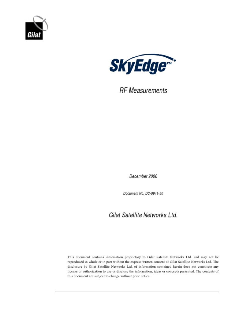 SkyEdge Manual II | PDF | Sampling (Signal Processing) | Spectral Density
