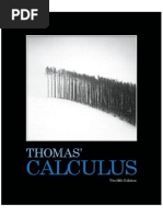 Thomas' Calculus 13th Edition Overview | PDF | Integral | Derivative