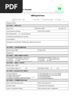 Employee Movement Form | PDF