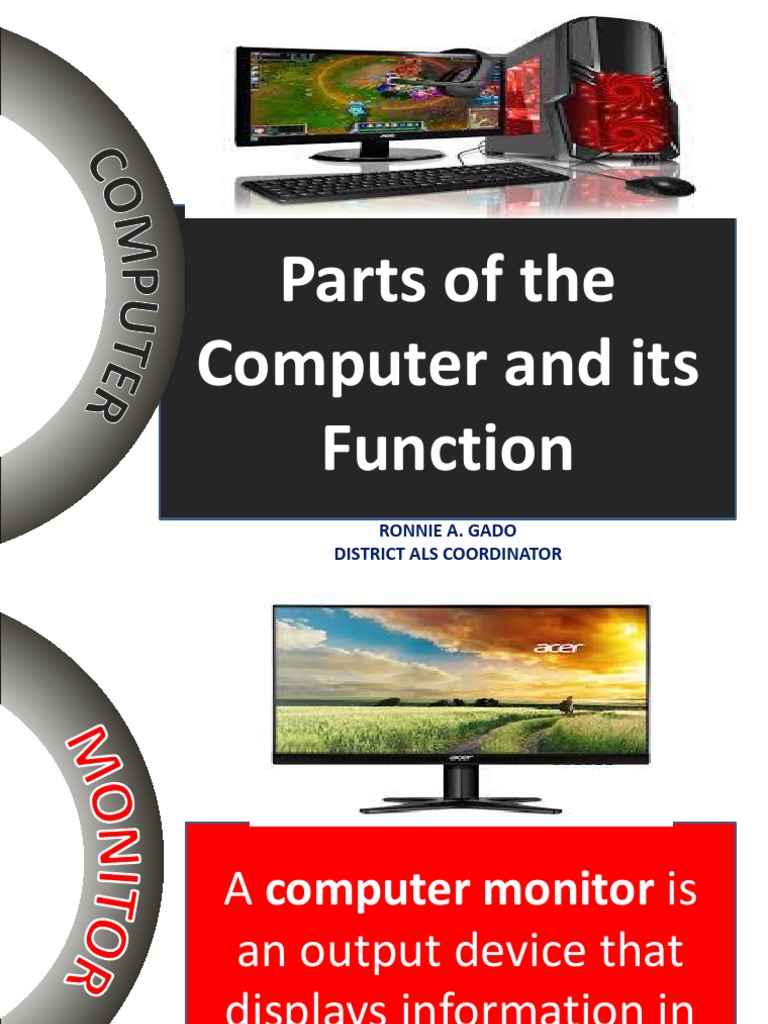 Parts of The Computer | PDF | Computers