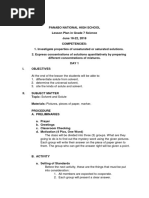 Lesson Plan About Types of Mixtures | PDF | Homogeneity And ...