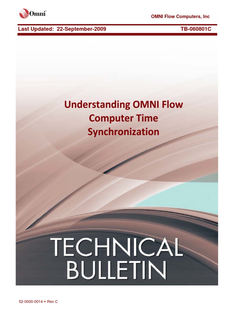 Understanding OMNI Flow Computer Time Synchronization: Last Updated: 22-September-2009 TB ...