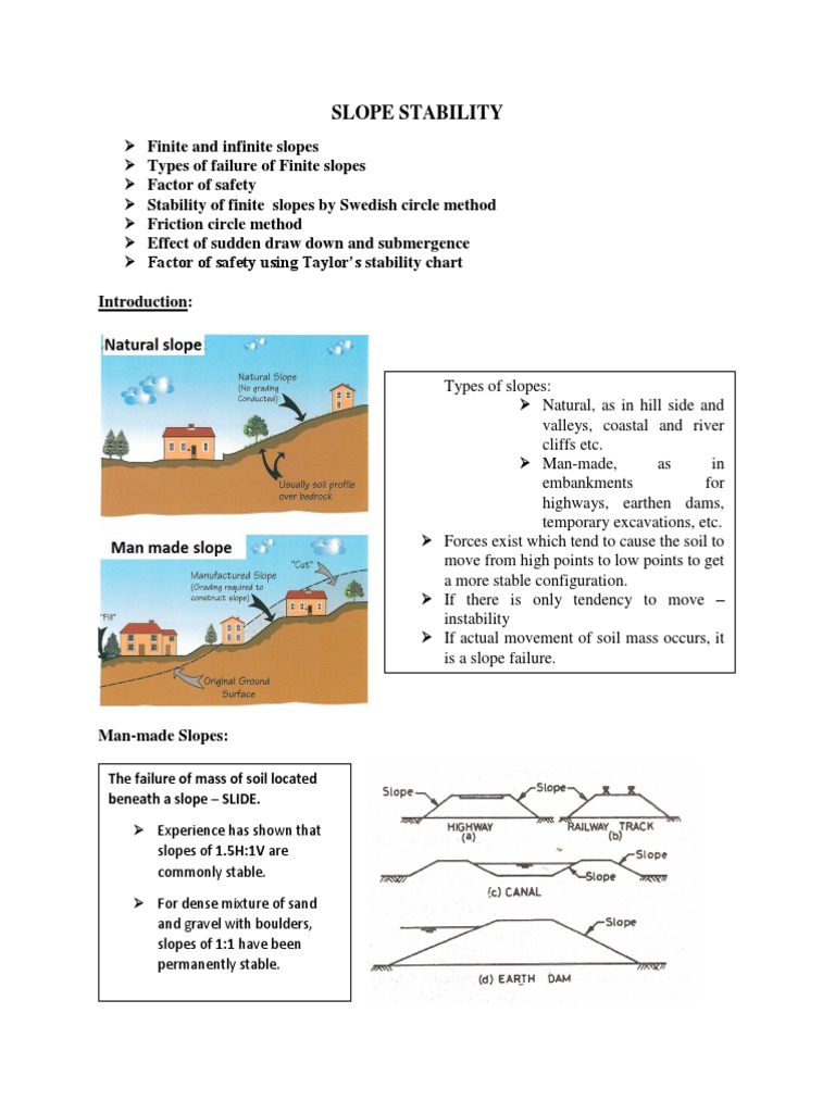 Slope Stability | Download Free PDF | Geomorphology | Applied And ...