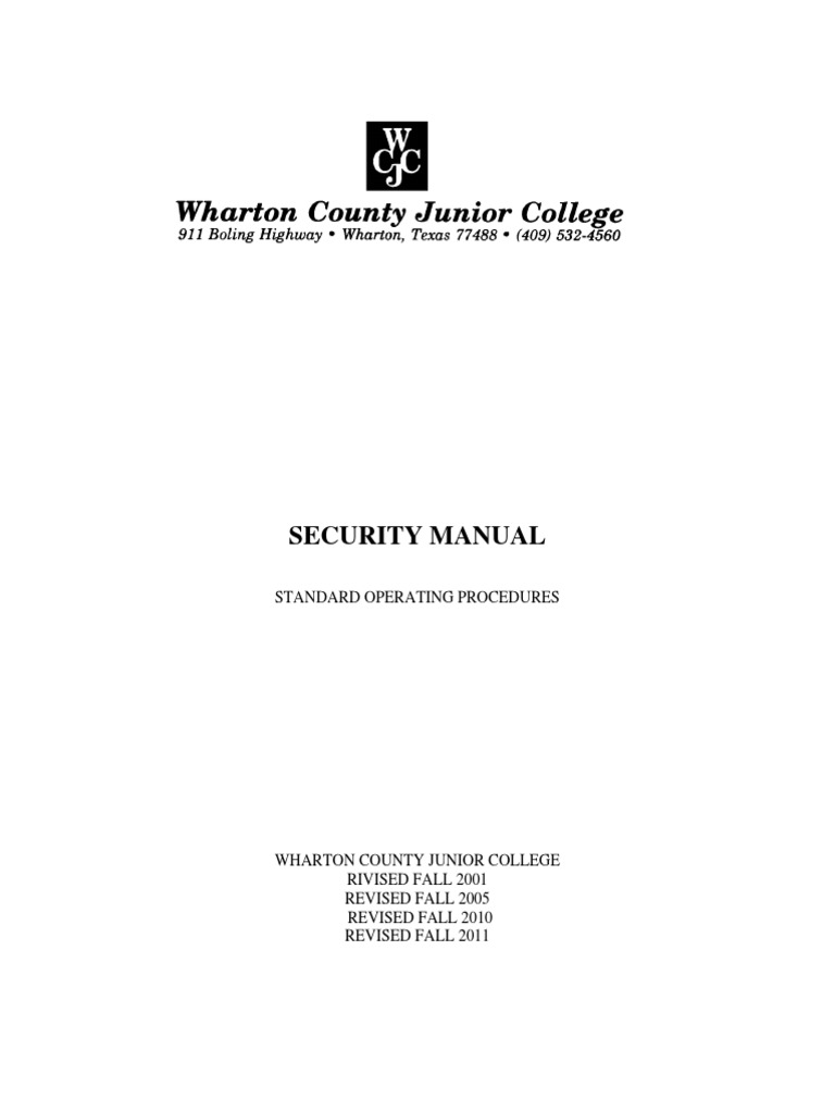 Security SOP PDF | PDF | Security Guard | Battery Charger
