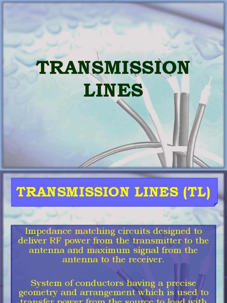 Transmission Lines | PDF | Transmission Line | Coaxial Cable