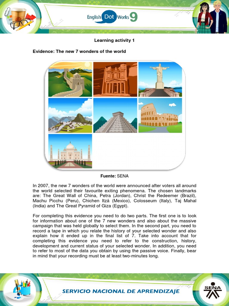 Evidence The New 7 Wonders of The World | PDF