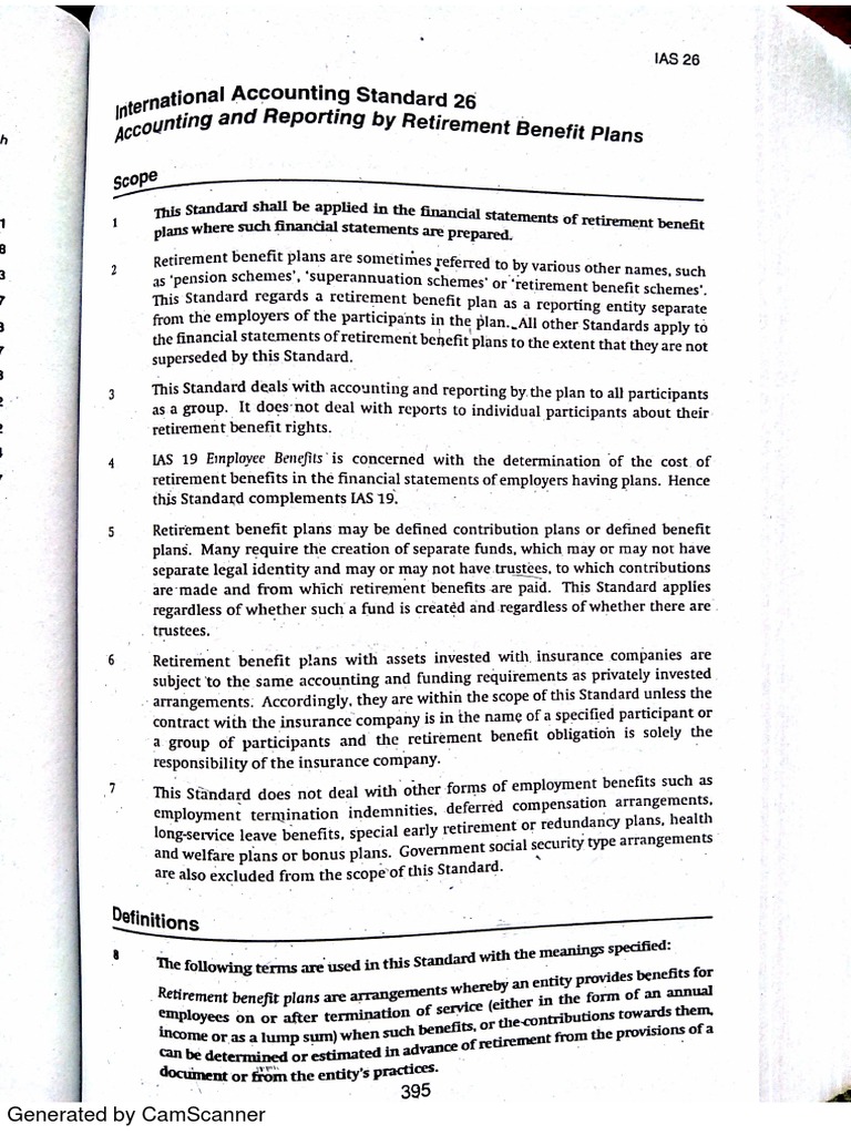 Ias 26 PDF | PDF