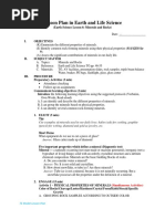 Curriculum Map G11 Earth and Life Science | PDF | Rock (Geology) | Geology