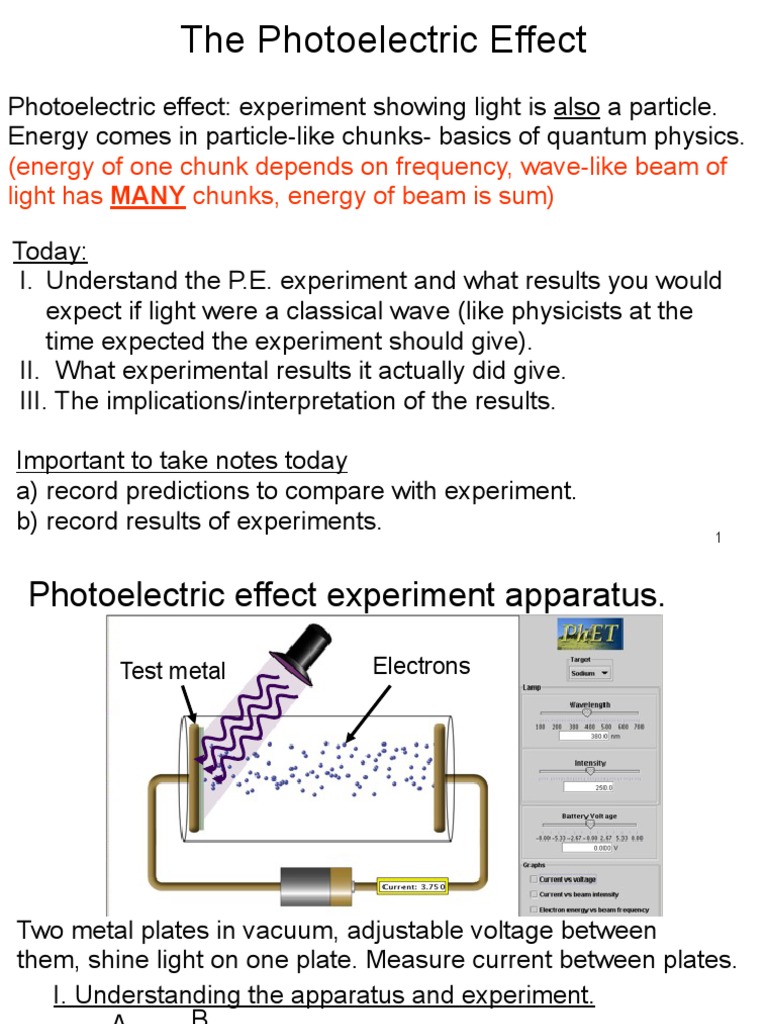 Quantum Physics: Photoelectric Effect | PDF | Photoelectric Effect | Light