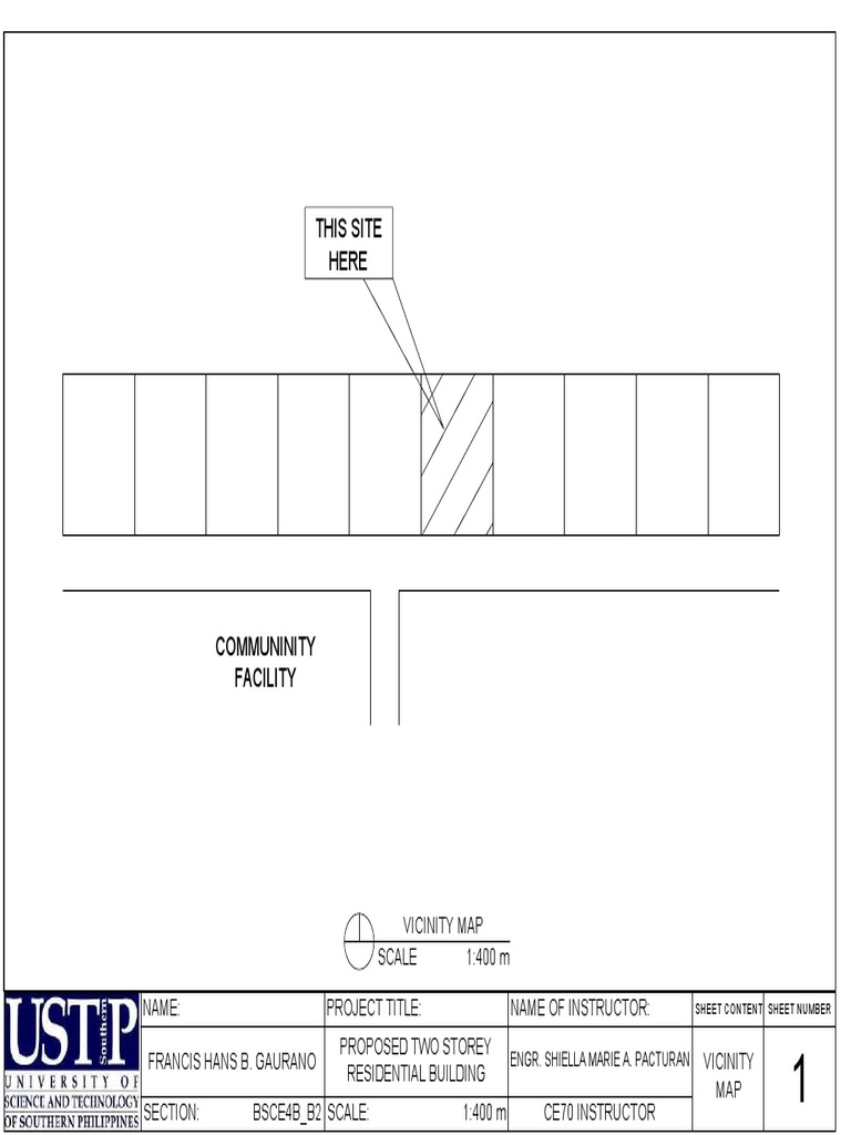 This Site Here: Vicinity Map Scale 1:400 M | Download Free PDF ...
