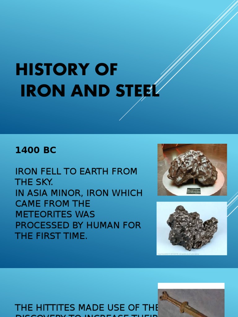 History of Iron and Steel | PDF | Steelmaking | Steel
