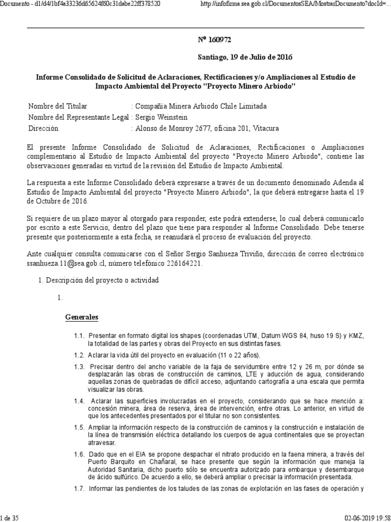 Icasara Ejemplo Real | PDF | Agua | Residuos