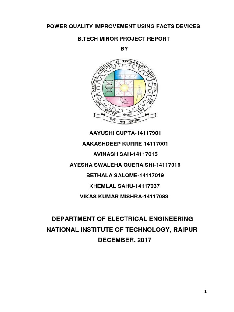 Power Quality Control Using Facts Device | PDF | Electric Power System ...