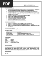 Resume For F A Under R2R, O2C and GL Domains - Immediate Joiner | PDF ...