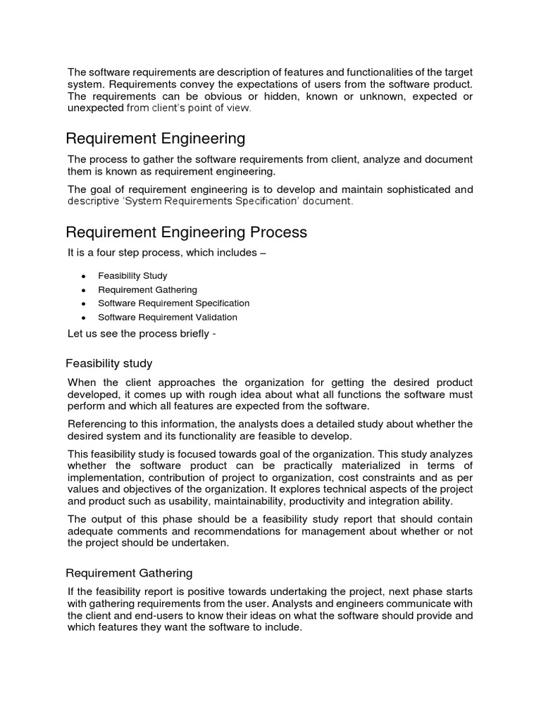 A Comprehensive Guide to Software Requirement Engineering: Gathering ...