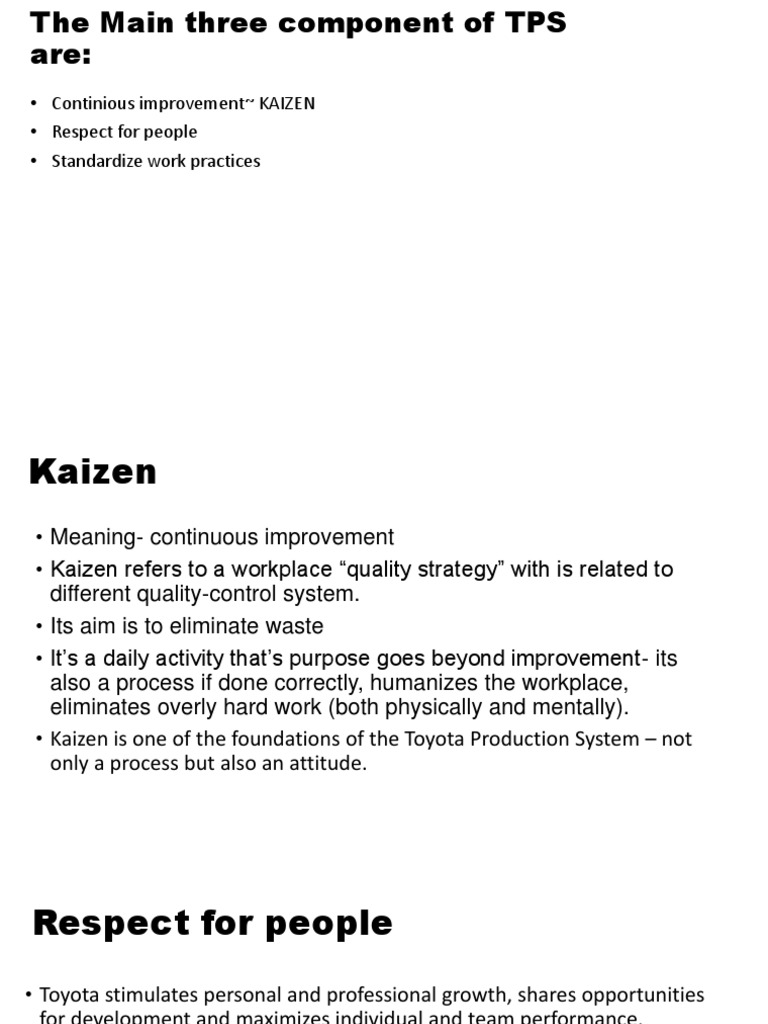 The Main Three Component of TPS Are | PDF