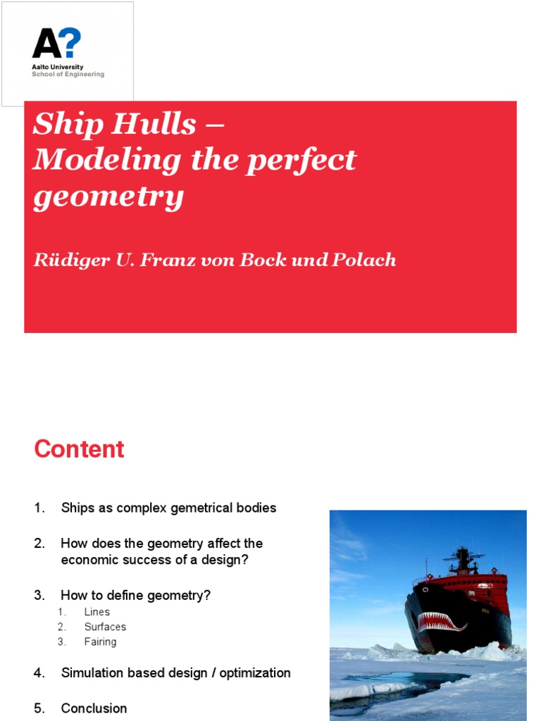 Ship Geometry | PDF | Mathematical Analysis | Applied Mathematics