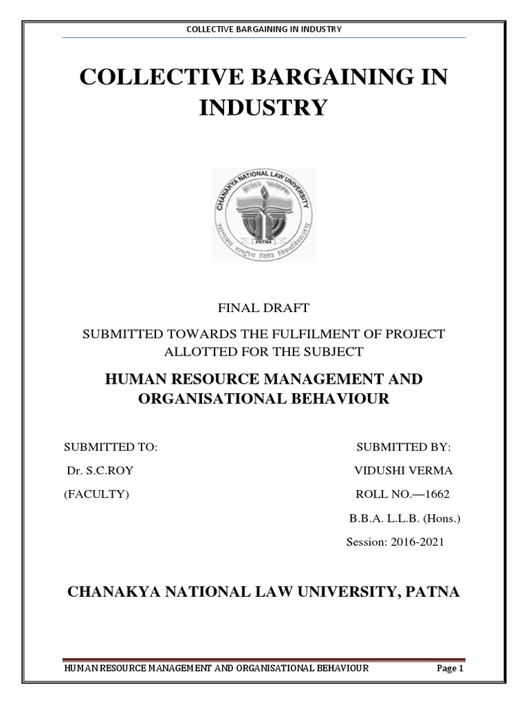 Collective Bargaining | PDF | Collective Bargaining | Trade Union