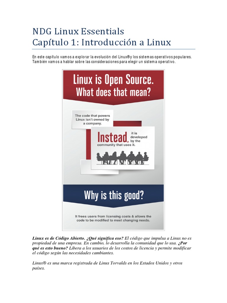 NDG Linux Essentials - Capítulo 01 - Introducción A Linux | PDF ...