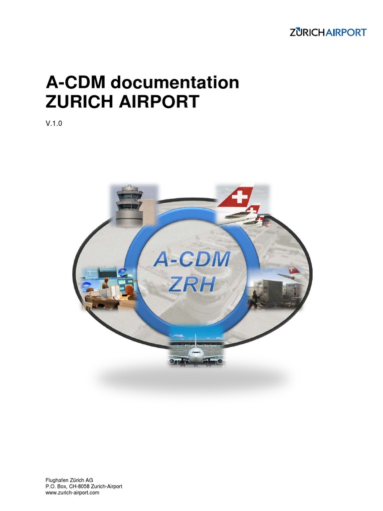A-CDM Implementation at Zurich Airport | PDF | Air Traffic Control ...