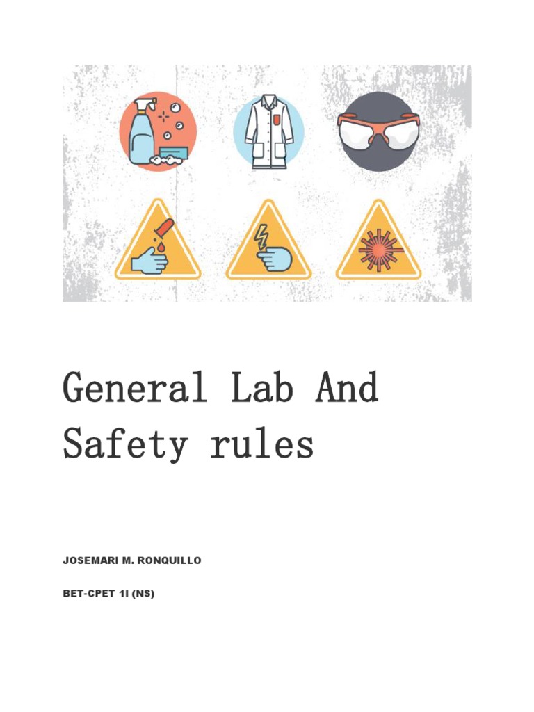 Essential Lab Safety Guidelines | PDF | Ionizing Radiation ...