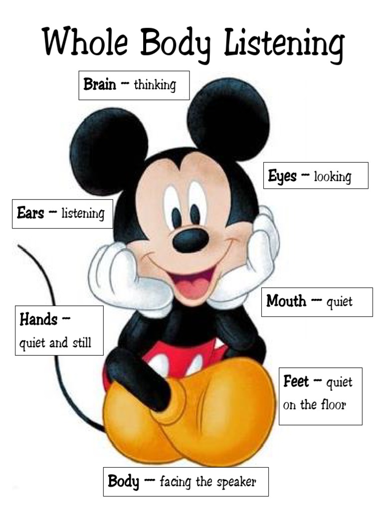 Mickey Whole Body Listening | PDF
