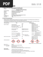MSDS Exide | PDF | Workplace | Occupational Safety And Health