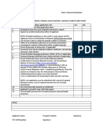 APS Documents' Checklist | PDF