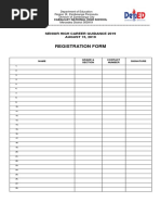 Attendance Sheet of Barangay ASSEMBLY | PDF