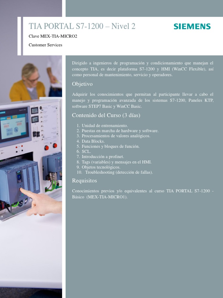 Tia Portal s7 1200 Nivel 2 | PDF | Negocios | Informática