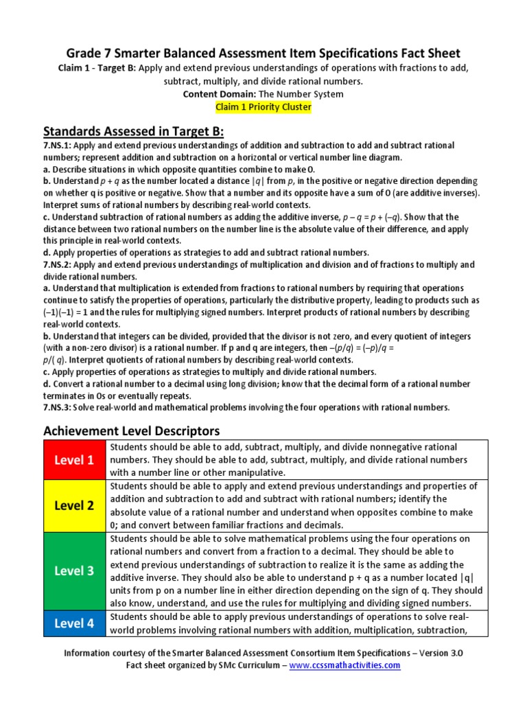 Sbac | PDF | Rational Number | Multiplication