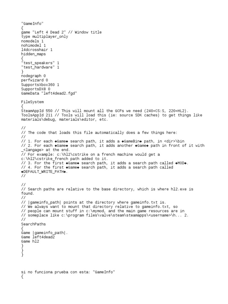 Game Info | PDF | Directory (Computing) | Text File