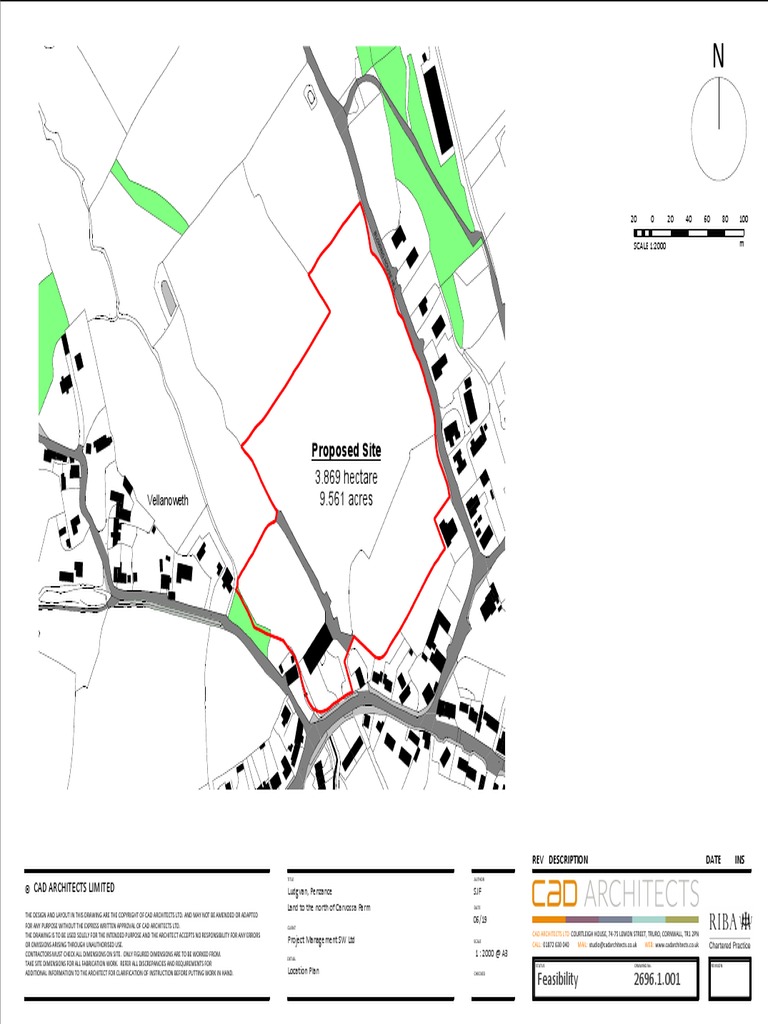 2696-1-001 Location Plan | PDF | Intellectual Works | Engineering