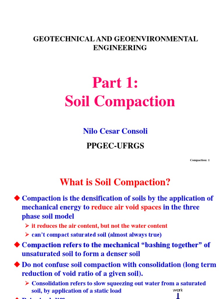 Understanding Soil Compaction Techniques | PDF | Soil | Density