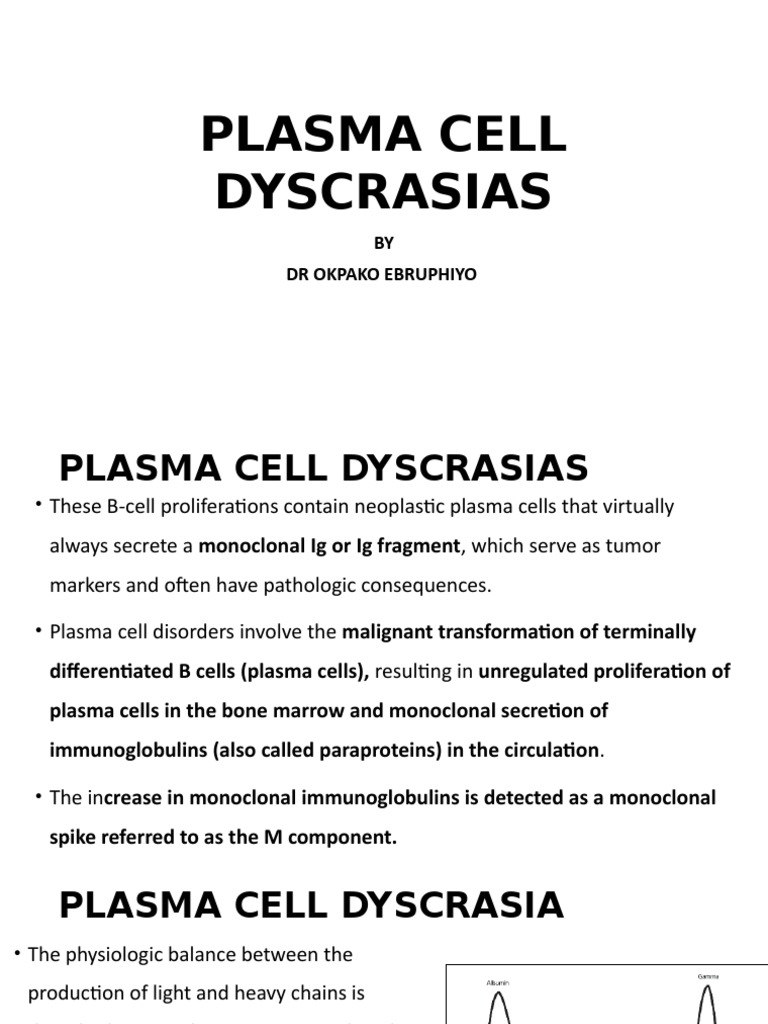 Understanding Plasma Cell Dyscrasias | PDF | Multiple Myeloma | Antibody