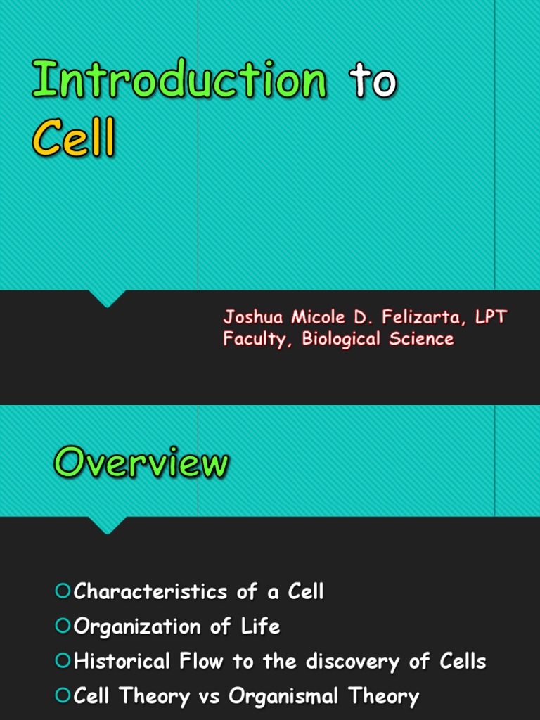 Cell Theory.ppt | Cell (Biology) | Organisms