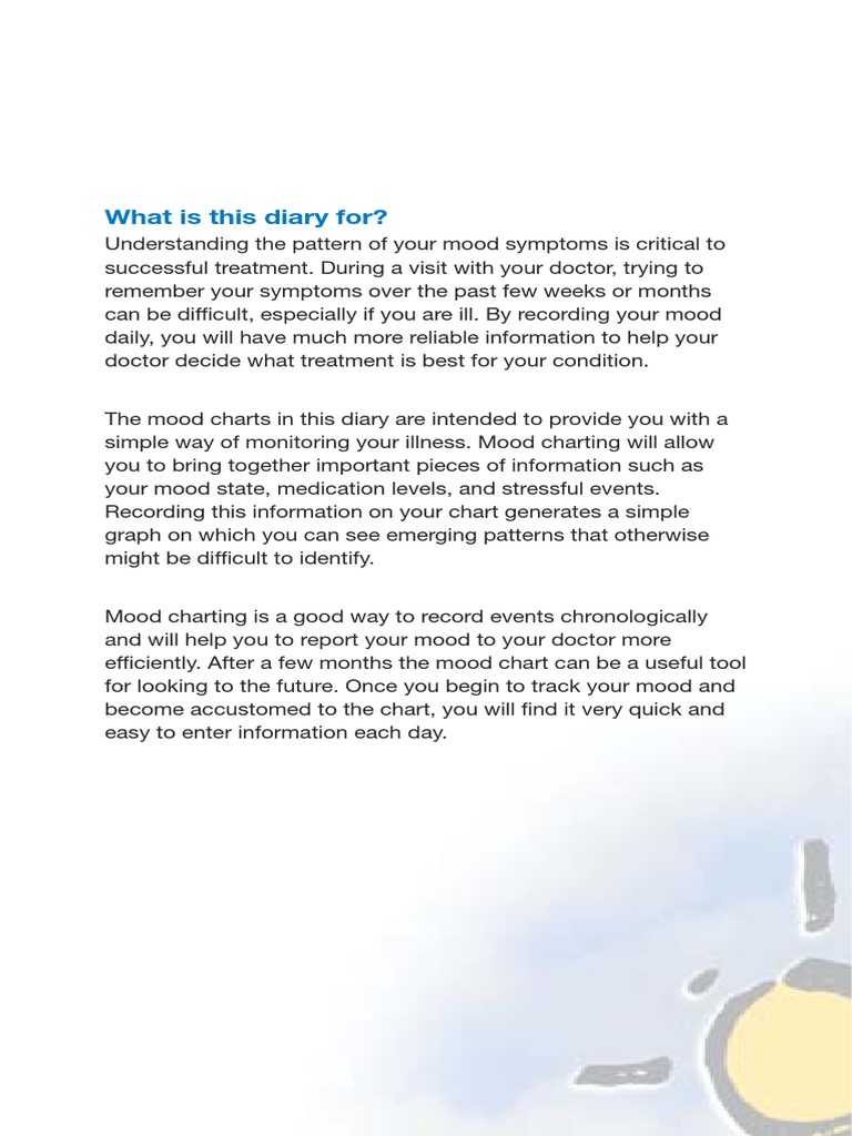 Mood Chart Instructions PDF | PDF | Mood Disorders | Mood (Psychology)