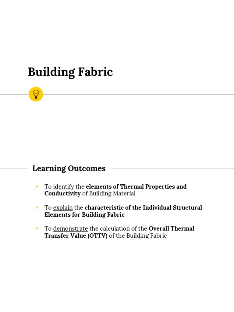 OTTV | PDF | Heat Transfer | Thermal Conductivity